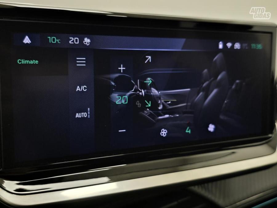 Pelēks Peugeot 2008 2024 Viļņa, ar dzinēja tilpumu 1.20 L un nobraukumu 25 tūkst. km par 22190 €, foto 21 vietnē AUTOMOTO.COM.LV