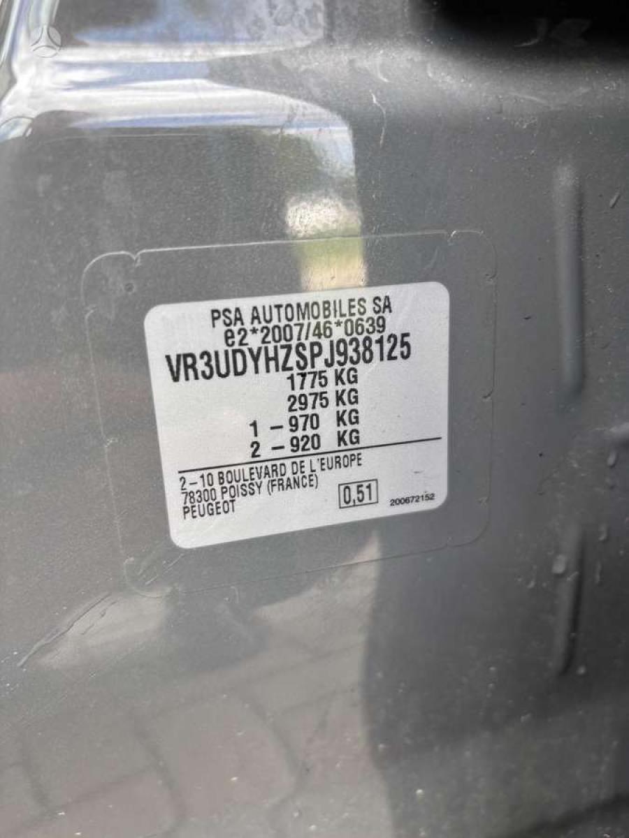 Серый Пежо 2008 2024 в Таураге, объемом двигателя 1.50 л и пробегом 140 тыс. км за 14500 €, фото 26 на AUTOMOTO.COM.LV