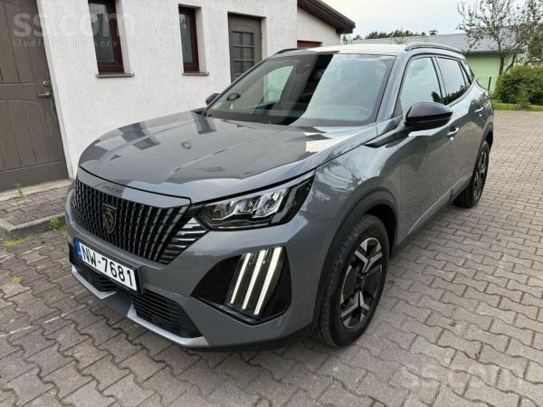 Grey Peugeot 2008 2024 in Riga, with an engine capacity of 1.20 L and mileage of 35 thousand km for 23000 €, photo 1 on AUTOMOTO.COM.LV