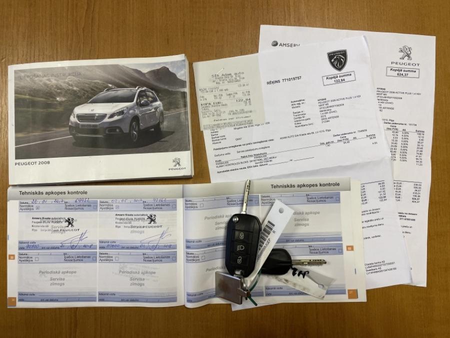 Pelēks Peugeot 2008 2015 Rīga, ar dzinēja tilpumu 1.40 L un nobraukumu 216 tūkst. km par 5450 €, foto 28 vietnē AUTOMOTO.COM.LV