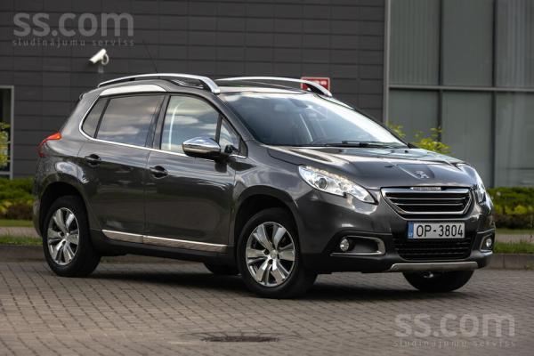 Grey Peugeot 2008 2015 in Jelgava, with an engine capacity of 1.20 L and mileage of 0 thousand km for 5990 €, photo 5 on AUTOMOTO.COM.LV