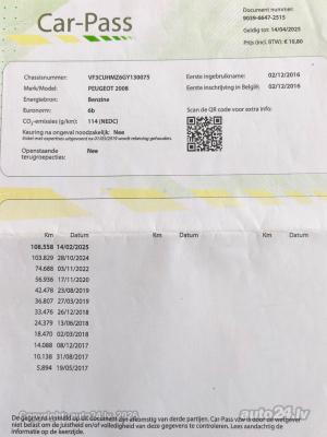 Pelēks Peugeot 2008 2016 Tartu, ar dzinēja tilpumu 1.20 L un nobraukumu 123 tūkst. km par 7490 €, foto 6 vietnē AUTOMOTO.COM.LV