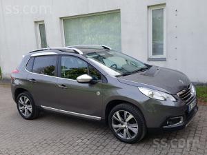 Grey Peugeot 2008 2017 in Riga, with an engine capacity of 1.20 L and mileage of 110 thousand km for 5850 €, photo 1 on AUTOMOTO.COM.LV