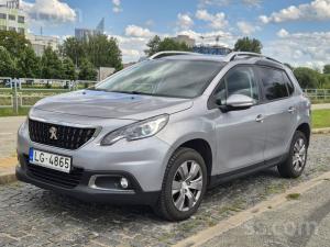 Grey Peugeot 2008 2018 in Riga, with an engine capacity of 1.20 L and mileage of 105 thousand km for 6700 €, photo  on AUTOMOTO.COM.LV