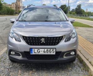 Grey Peugeot 2008 2018 in Riga, with an engine capacity of 1.20 L and mileage of 105 thousand km for 6700 €, photo 3 on AUTOMOTO.COM.LV