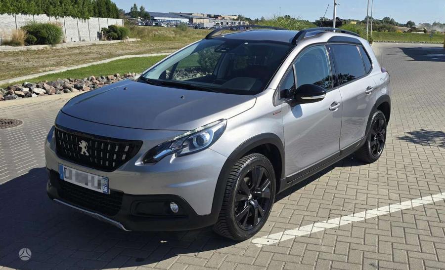 Grey Peugeot 2008 2018 in Taurage, with an engine capacity of 1.20 L and mileage of 129 thousand km for 5400 €, photo 1 on AUTOMOTO.COM.LV