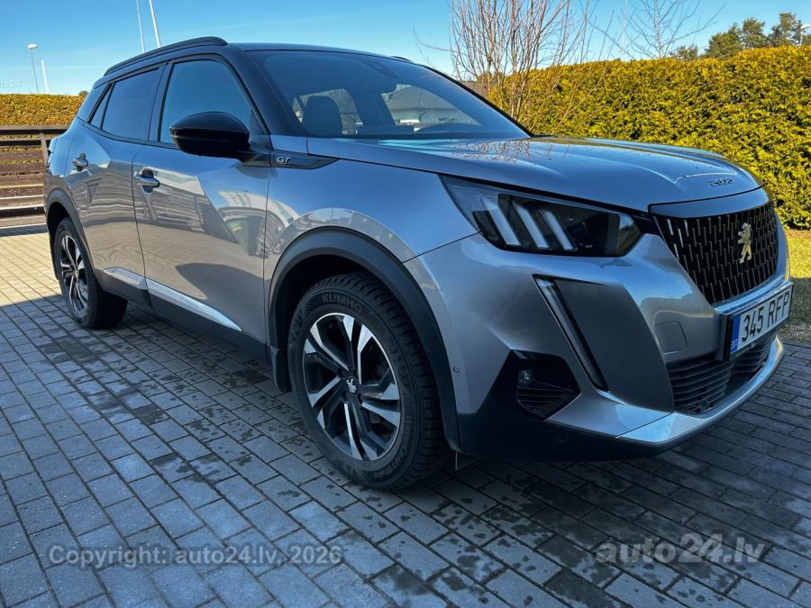 Grey Peugeot 2008 2021 in Tallinn, with an engine capacity of 1.20 L and mileage of 71 thousand km for 15500 €, photo 1 on AUTOMOTO.COM.LV
