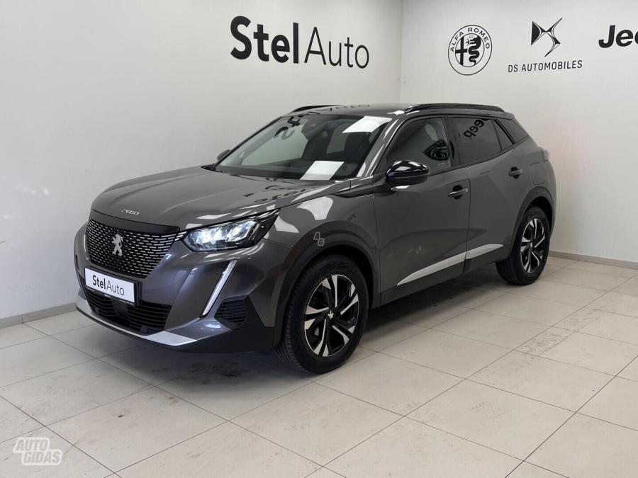 Grey Peugeot 2008 2022 in Vilnius, with an engine capacity of 1.20 L and mileage of 57 thousand km for 16990 €, photo 1 on AUTOMOTO.COM.LV