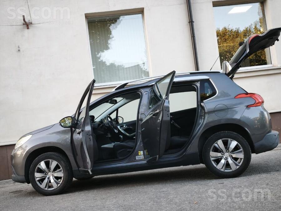 Grey Peugeot 2008 2014 in Jelgava, with an engine capacity of 1.20 L and mileage of 0 thousand km for 4990 €, photo 10 on AUTOMOTO.COM.LV