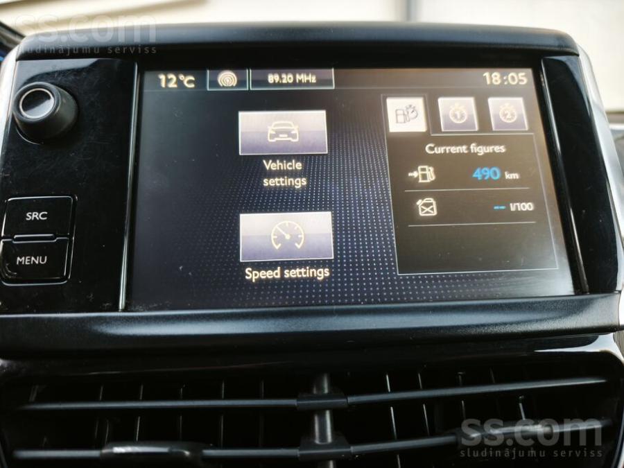 Grey Peugeot 2008 2014 in Jelgava, with an engine capacity of 1.20 L and mileage of 0 thousand km for 4990 €, photo 19 on AUTOMOTO.COM.LV