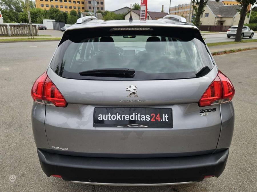Grey Peugeot 2008 2015 in Siauliai, with an engine capacity of 1.60 L and mileage of 267 thousand km for 5950 €, photo 10 on AUTOMOTO.COM.LV