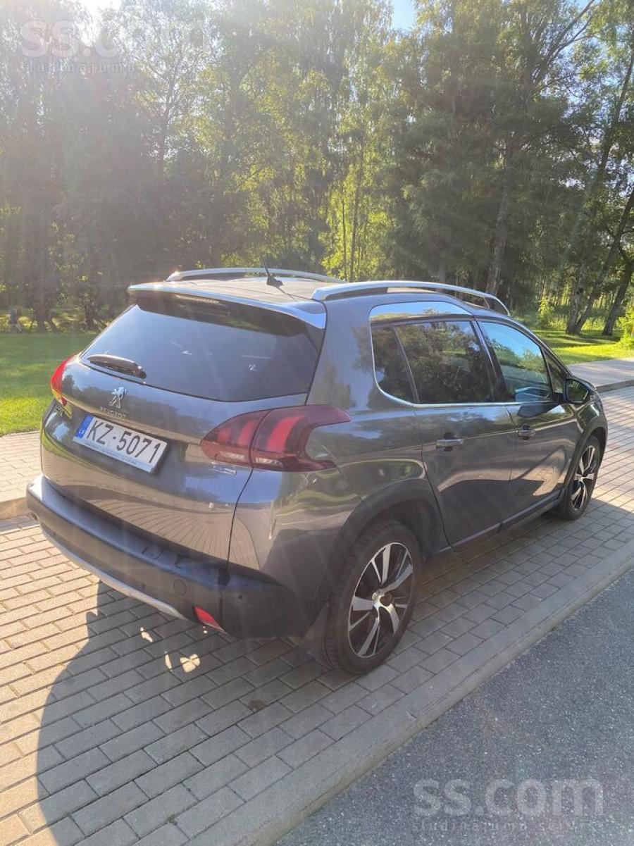 Pelēks Peugeot 2008 2017 Limbaži, ar dzinēja tilpumu 1.20 L un nobraukumu 132 tūkst. km par 8900 €, foto 10 vietnē AUTOMOTO.COM.LV