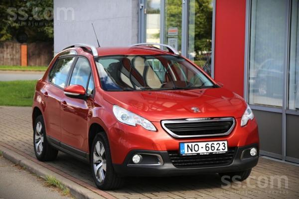Orange Peugeot 2008 2014 in Riga, with an engine capacity of 1.60 L and mileage of 190 thousand km for 4995 €, photo 5 on AUTOMOTO.COM.LV