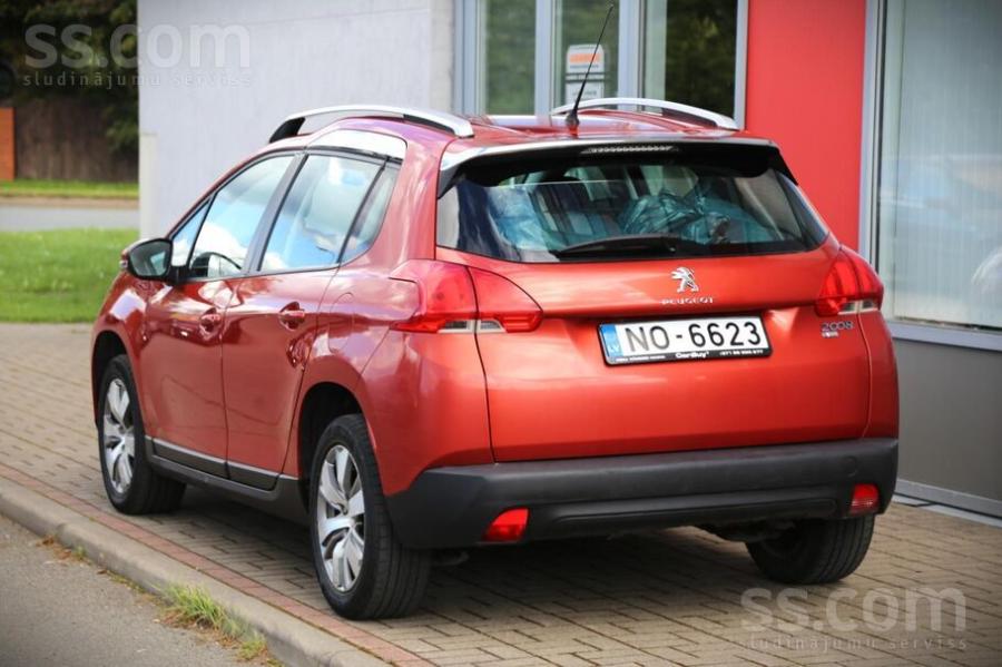 Orange Peugeot 2008 2014 in Riga, with an engine capacity of 1.60 L and mileage of 190 thousand km for 4995 €, photo 6 on AUTOMOTO.COM.LV