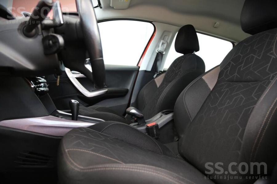Orange Peugeot 2008 2014 in Riga, with an engine capacity of 1.60 L and mileage of 190 thousand km for 4995 €, photo 12 on AUTOMOTO.COM.LV