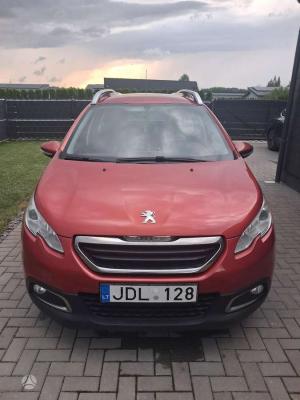 Oranžs Peugeot 2008 2015 Viļņa, ar dzinēja tilpumu 1.56 L un nobraukumu 186 tūkst. km par 5200 €, foto  vietnē AUTOMOTO.COM.LV