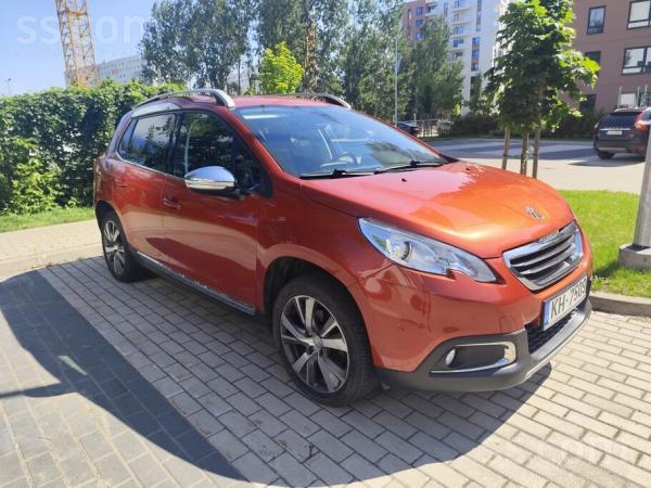 Orange Peugeot 2008 2016 in Riga, with an engine capacity of 1.20 L and mileage of 160 thousand km for 7900 €, photo 2 on AUTOMOTO.COM.LV