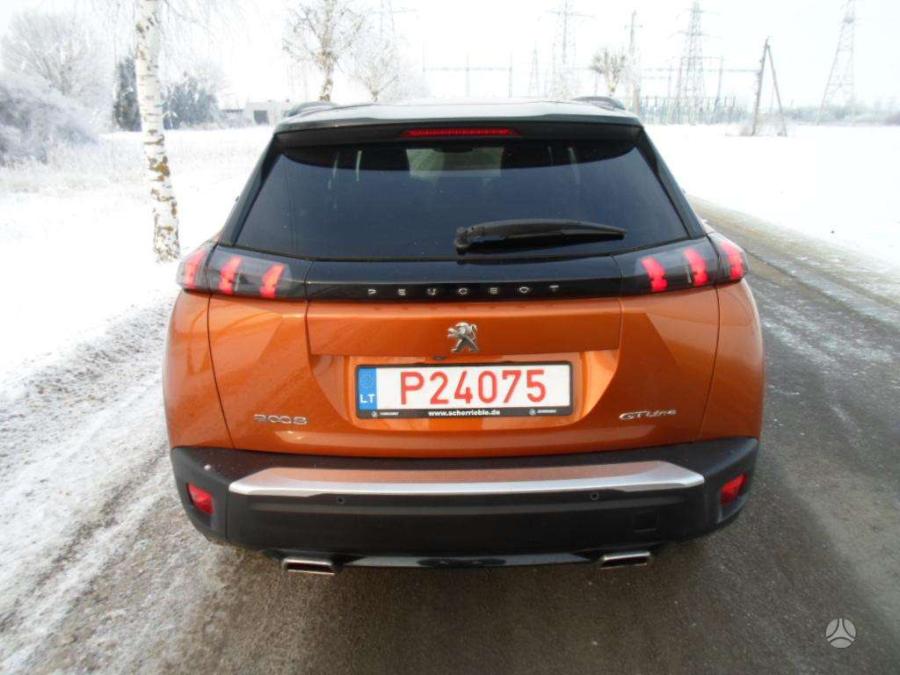 Orange Peugeot 2008 2020 in Siauliai, with an engine capacity of 1.20 L and mileage of 144 thousand km for 12400 €, photo 13 on AUTOMOTO.COM.LV