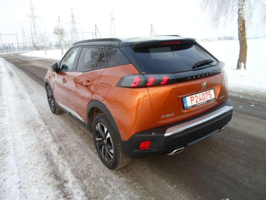 Orange Peugeot 2008 2020 in Siauliai, with an engine capacity of 1.20 L and mileage of 144 thousand km for 12400 €, photo 14 on AUTOMOTO.COM.LV