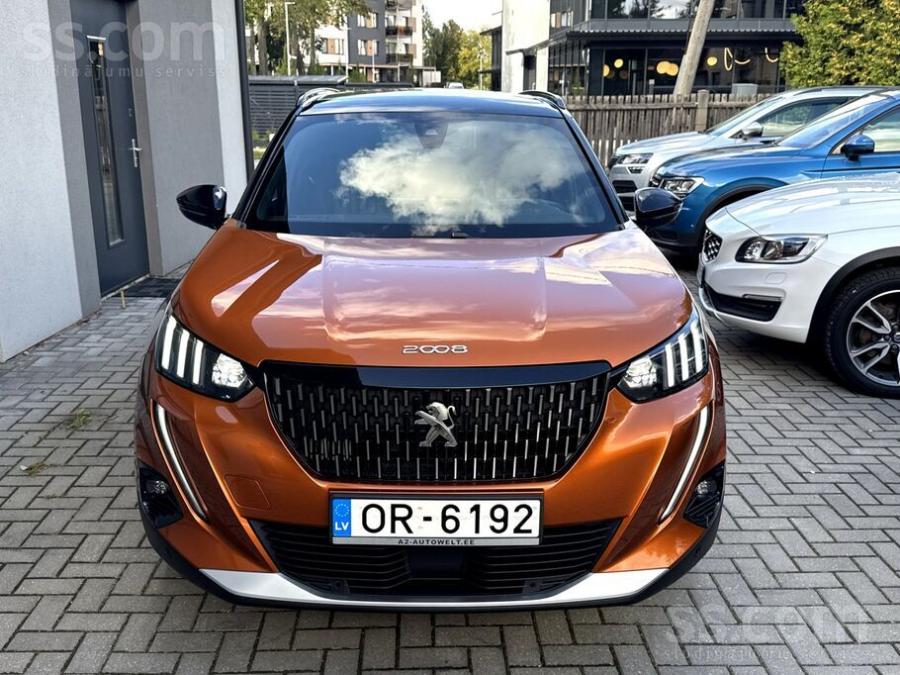 Oranžs Peugeot 2008 2020 Rīga, ar dzinēja tilpumu 1.20 L un nobraukumu 123 tūkst. km par 14500 €, foto 7 vietnē AUTOMOTO.COM.LV