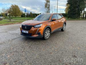 Orange Peugeot 2008 2020 in Saldus, with an engine capacity of 1.20 L and mileage of 82 thousand km for 12500 €, photo  on AUTOMOTO.COM.LV