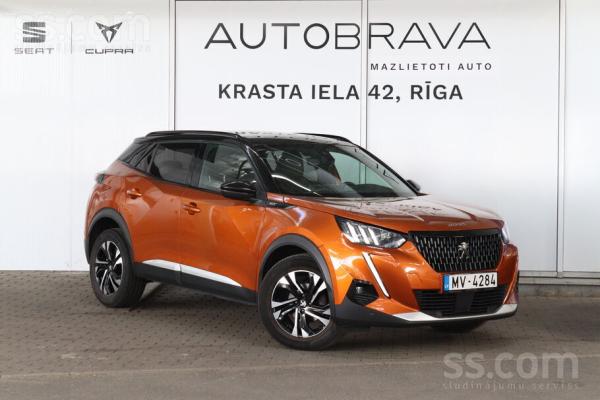 Orange Peugeot 2008 2021 in Riga, with an engine capacity of 1.20 L and mileage of 63 thousand km for 18490 €, photo 3 on AUTOMOTO.COM.LV