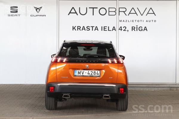 Orange Peugeot 2008 2021 in Riga, with an engine capacity of 1.20 L and mileage of 63 thousand km for 18490 €, photo 7 on AUTOMOTO.COM.LV