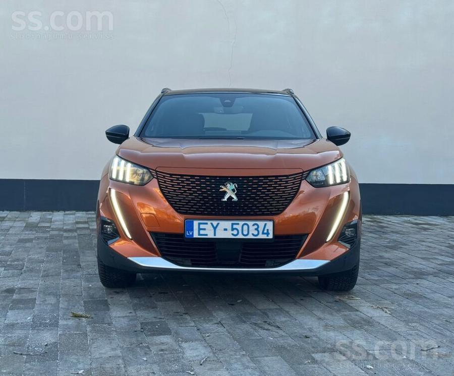 Orange Peugeot 2008 2021 in Riga, with an engine capacity of 0.00 L and mileage of 73 thousand km for 17999 €, photo 2 on AUTOMOTO.COM.LV