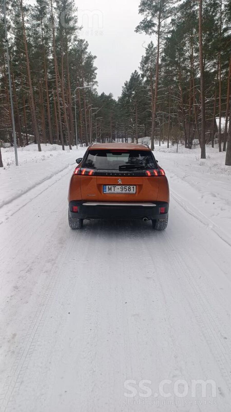 Orange Peugeot 2008 2021 in Riga, with an engine capacity of 1.50 L and mileage of 49 thousand km for 14200 €, photo 6 on AUTOMOTO.COM.LV