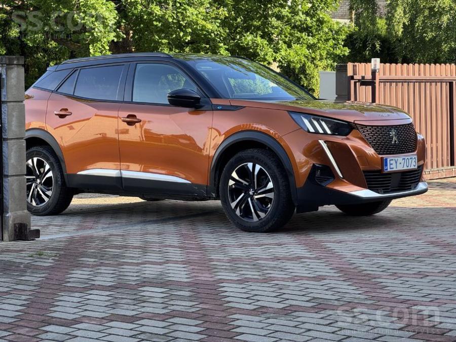 Oranžs Peugeot 2008 2021 Jelgava, ar dzinēja tilpumu 1.20 L un nobraukumu 137 tūkst. km par 14000 €, foto 9 vietnē AUTOMOTO.COM.LV