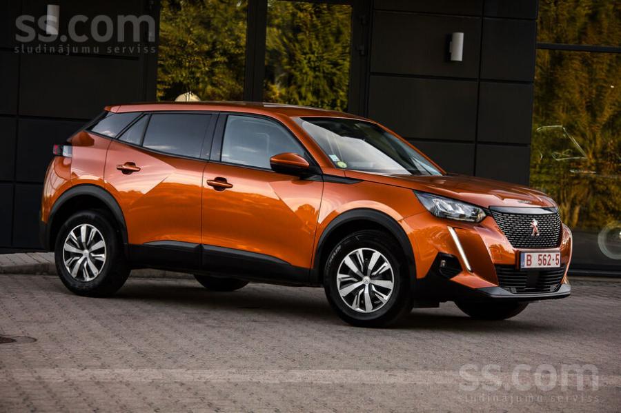 Orange Peugeot 2008 2021 in Jelgava, with an engine capacity of 1.50 L and mileage of 126 thousand km for 14950 €, photo 6 on AUTOMOTO.COM.LV