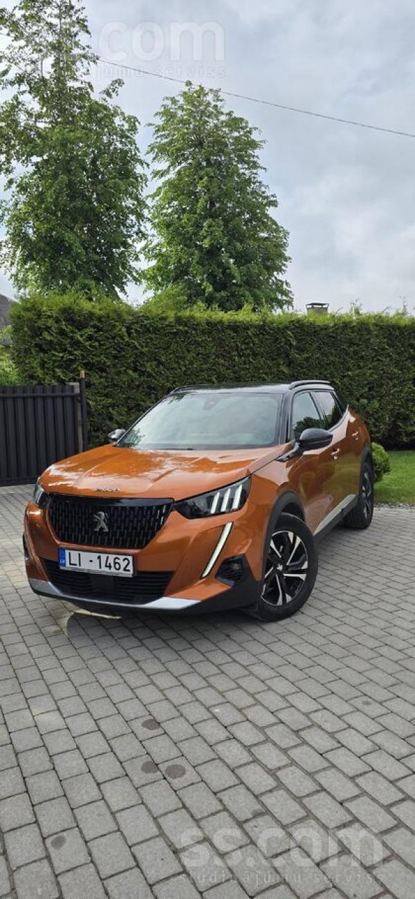 Oranžs Peugeot 2008 2021 Rīga, ar dzinēja tilpumu 1.20 L un nobraukumu 65 tūkst. km par 17500 €, foto 1 vietnē AUTOMOTO.COM.LV