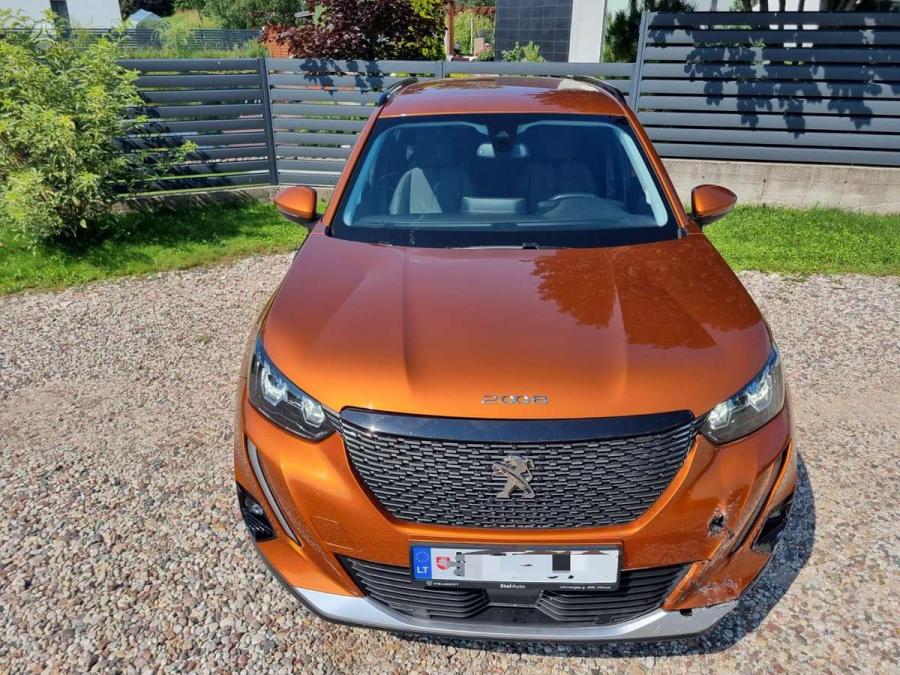 Orange Peugeot 2008 2021 in Alytus, with an engine capacity of 1.20 L and mileage of 59 thousand km for 9900 €, photo 4 on AUTOMOTO.COM.LV