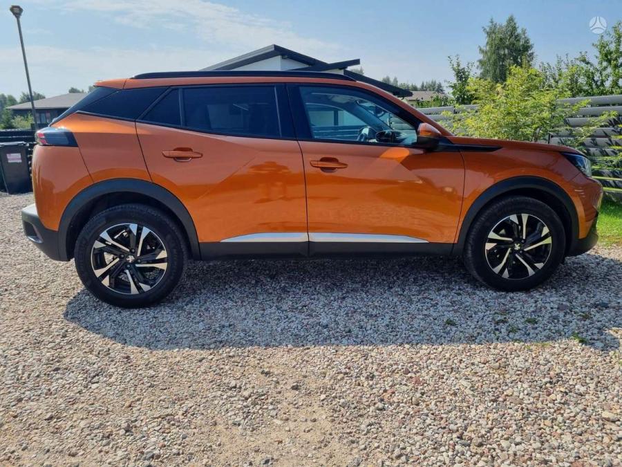 Orange Peugeot 2008 2021 in Alytus, with an engine capacity of 1.20 L and mileage of 59 thousand km for 9900 €, photo 9 on AUTOMOTO.COM.LV