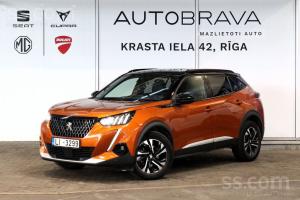 Oranžs Peugeot 2008 2021 Rīga, ar dzinēja tilpumu 1.50 L un nobraukumu 112 tūkst. km par 14490 €, foto  vietnē AUTOMOTO.COM.LV