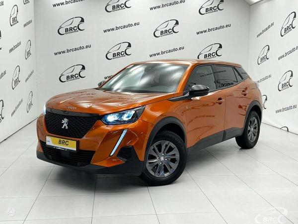 Orange Peugeot 2008 2022 in Vilnius, with an engine capacity of 1.20 L and mileage of 85 thousand km for 13900 €, photo 1 on AUTOMOTO.COM.LV