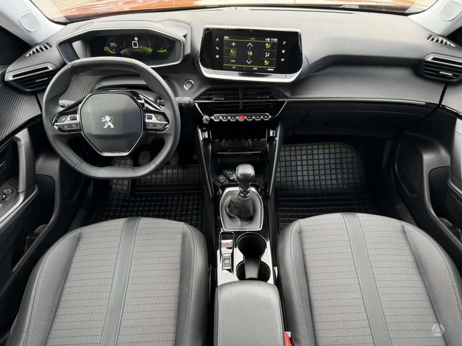 Orange Peugeot 2008 2022 in Marijampole, with an engine capacity of 1.20 L and mileage of 63 thousand km for 13552 €, photo 22 on AUTOMOTO.COM.LV