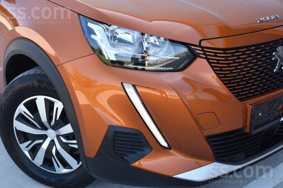 Orange Peugeot 2008 2022 in Riga, with an engine capacity of 1.20 L and mileage of 31 thousand km for 19990 €, photo 28 on AUTOMOTO.COM.LV