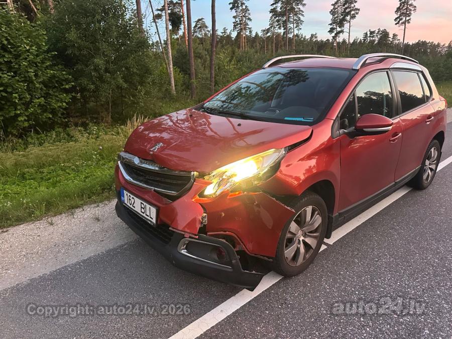 Orange Peugeot 2008 2014 in Tallinn, with an engine capacity of 1.20 L and mileage of 232 thousand km for 1999 €, photo 1 on AUTOMOTO.COM.LV