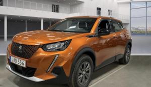 Orange Peugeot 2008 2023 in Riga, with an engine capacity of 0.00 L and mileage of 21 thousand km for 18550 €, photo  on AUTOMOTO.COM.LV