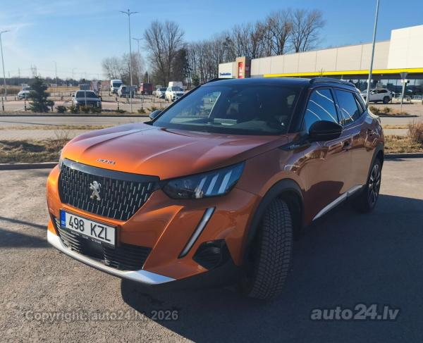 Orange Peugeot 2008 2020 in Tartu, with an engine capacity of 1.20 L and mileage of 83 thousand km for 15900 €, photo 2 on AUTOMOTO.COM.LV