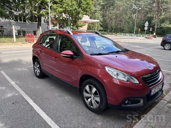 Sarkans Peugeot 2008 2014 Rīga, ar dzinēja tilpumu 1.60 L un nobraukumu 136 tūkst. km par 5300 €, foto 1 vietnē AUTOMOTO.COM.LV