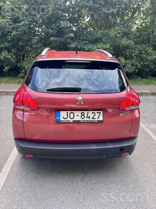 Sarkans Peugeot 2008 2014 Rīga, ar dzinēja tilpumu 1.60 L un nobraukumu 136 tūkst. km par 5300 €, foto 3 vietnē AUTOMOTO.COM.LV
