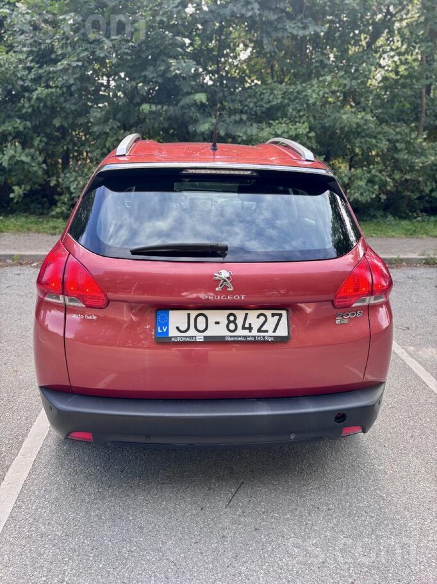 Sarkans Peugeot 2008 2014 Rīga, ar dzinēja tilpumu 1.60 L un nobraukumu 136 tūkst. km par 5300 €, foto 4 vietnē AUTOMOTO.COM.LV