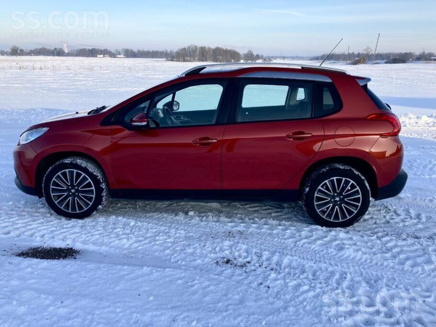 Red Peugeot 2008 2015 in Talsi, with an engine capacity of 1.60 L and mileage of 0 thousand km for 5999 €, photo 6 on AUTOMOTO.COM.LV