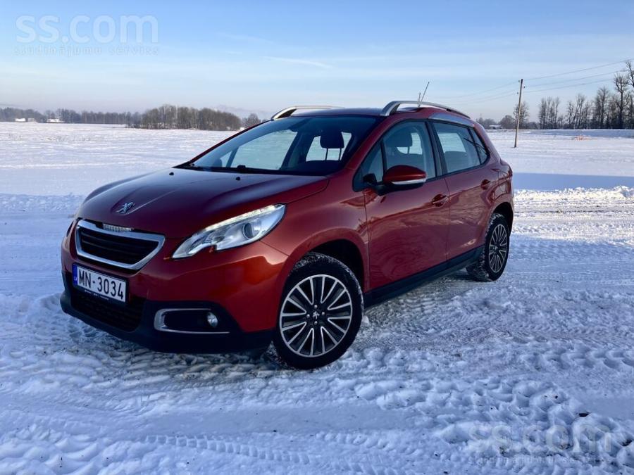 Red Peugeot 2008 2015 in Talsi, with an engine capacity of 1.60 L and mileage of 0 thousand km for 5999 €, photo 7 on AUTOMOTO.COM.LV