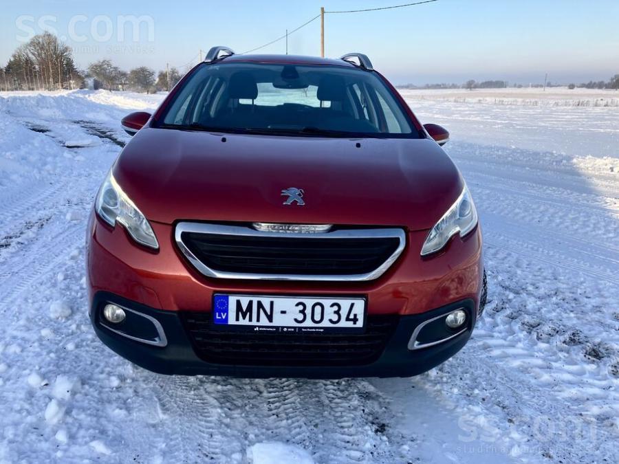 Red Peugeot 2008 2015 in Talsi, with an engine capacity of 1.60 L and mileage of 0 thousand km for 5999 €, photo 8 on AUTOMOTO.COM.LV