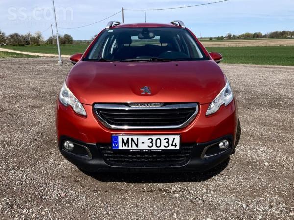 Red Peugeot 2008 2015 in Talsi, with an engine capacity of 1.60 L and mileage of 0 thousand km for 4999 €, photo 8 on AUTOMOTO.COM.LV