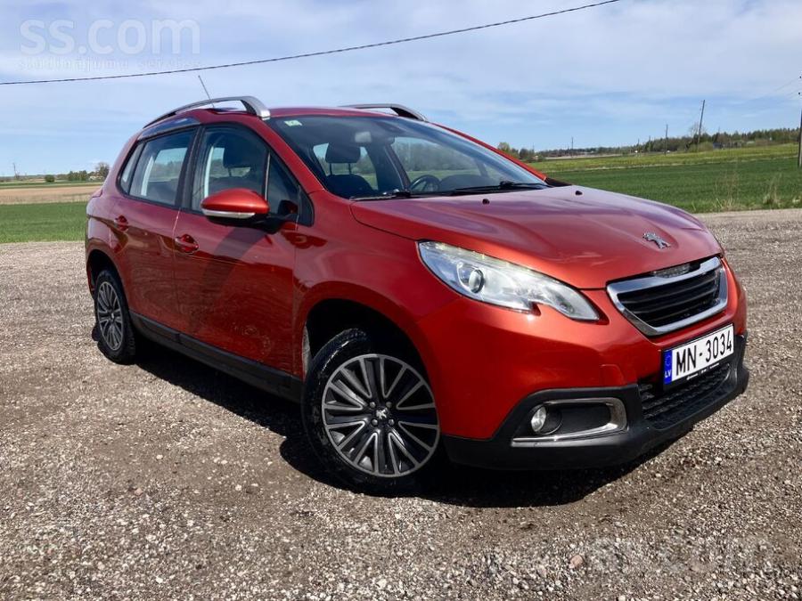 Red Peugeot 2008 2015 in Talsi, with an engine capacity of 1.60 L and mileage of 0 thousand km for 4500 €, photo 1 on AUTOMOTO.COM.LV