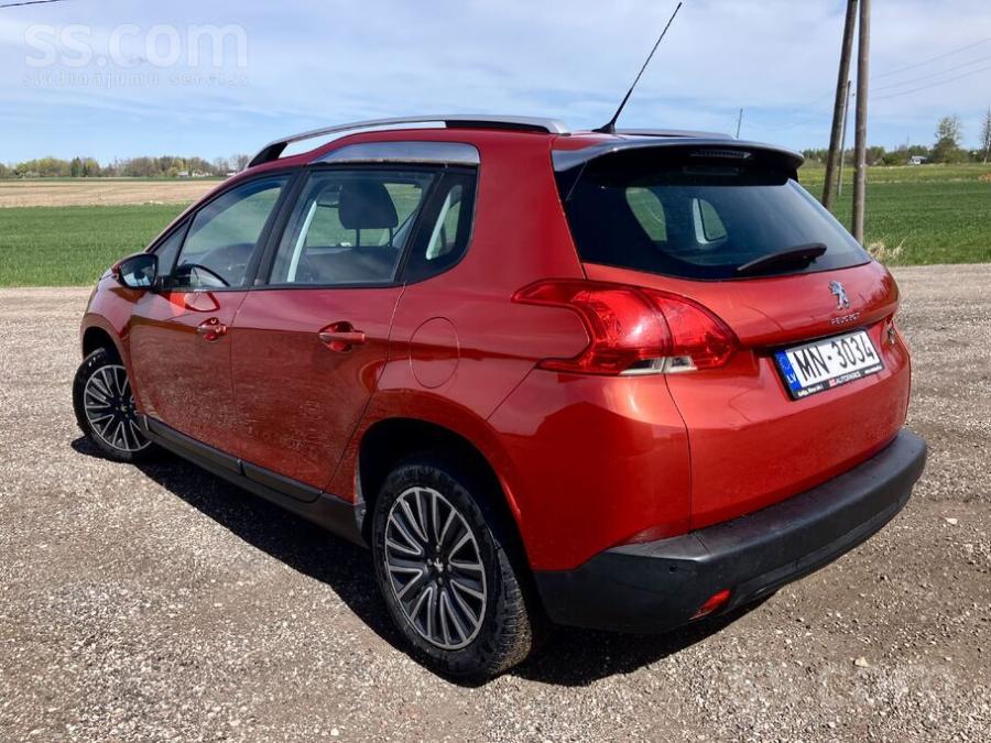 Red Peugeot 2008 2015 in Talsi, with an engine capacity of 1.60 L and mileage of 0 thousand km for 4500 €, photo 6 on AUTOMOTO.COM.LV
